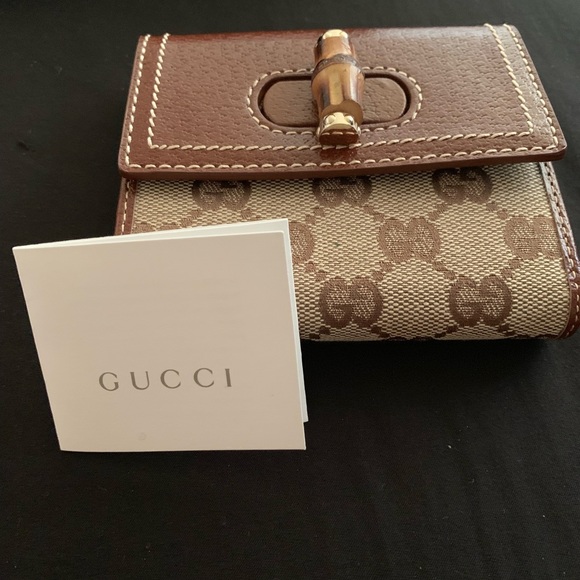 Gucci | Bags | Gucci Bamboo Wallet | Poshmark